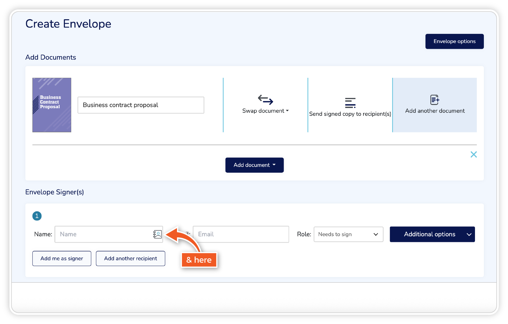 How to Create an Envelope | Help Centre